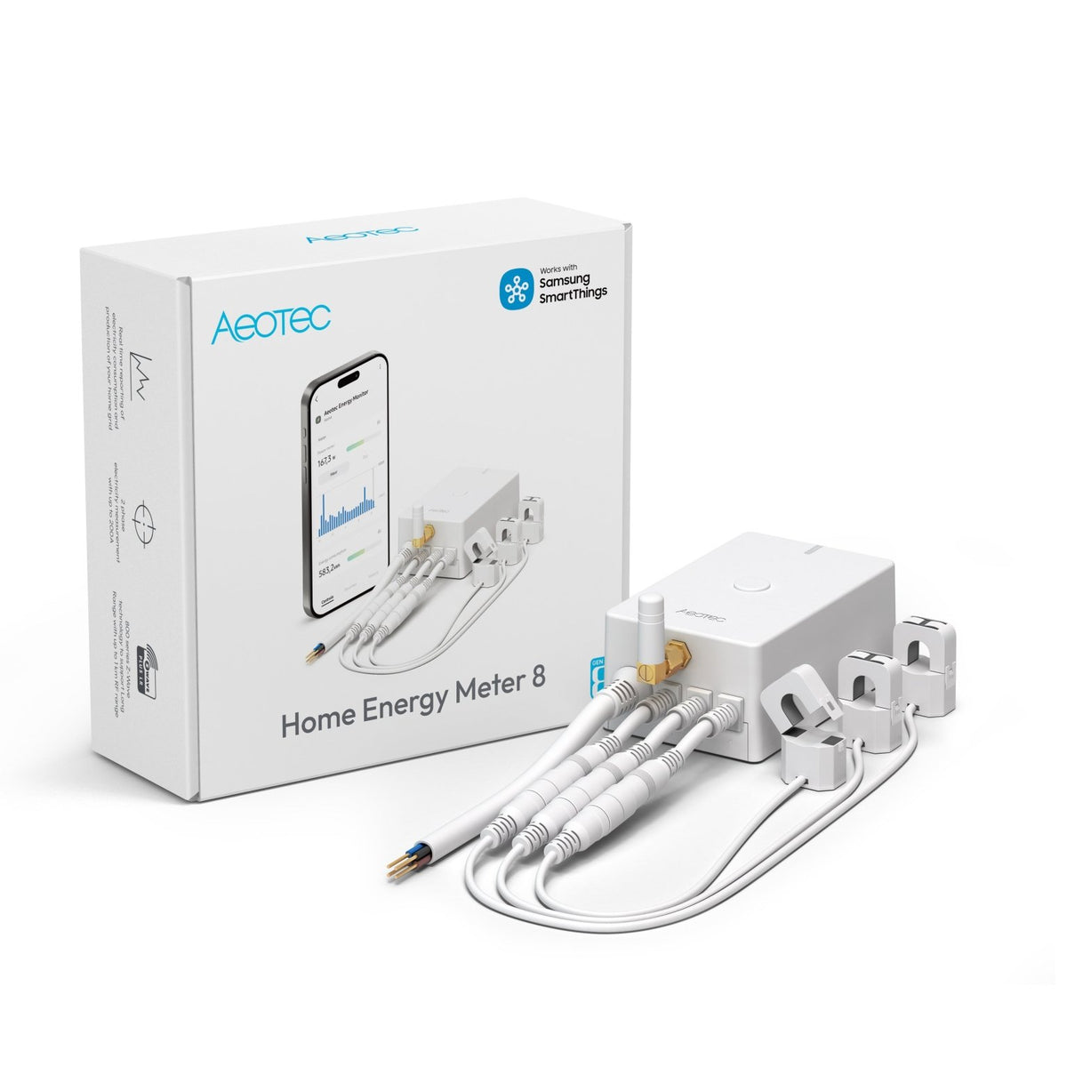 New Aeotec Home Energy Meter 8: Advanced Three-Phase Energy Monitoring ...