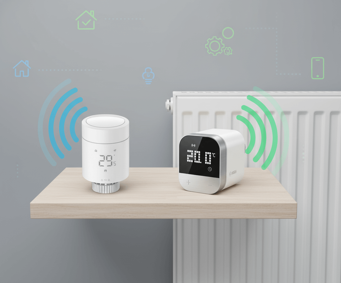 Zigbee Aqara Radiator Thermostat W600 vs Matter Bosch Radiator Thermos ...