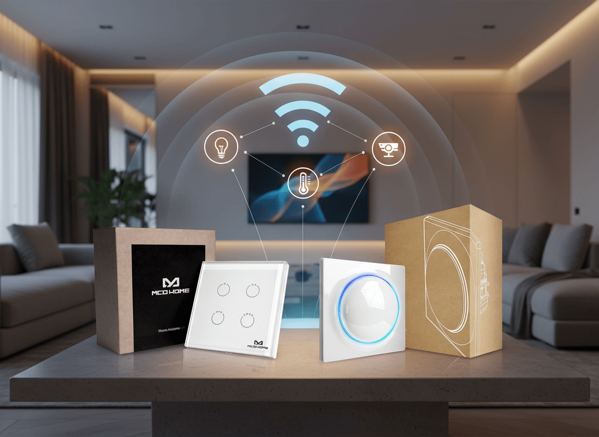 Z-Wave Plus MCO Touch Panel Switch GEN5 vs Z-Wave Fibaro Walli Switch ...