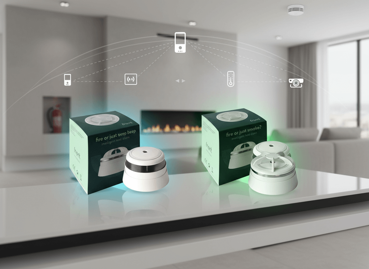 Zigbee Frient Intelligent Smoke Sensor vs Zigbee Frient Intelligent He ...