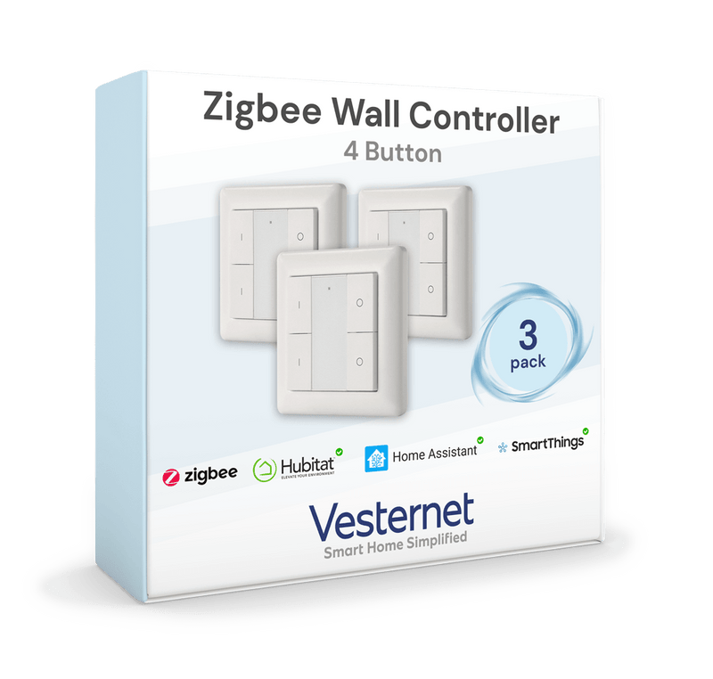 Vesternet Zigbee Wall Controller - 4 Button
