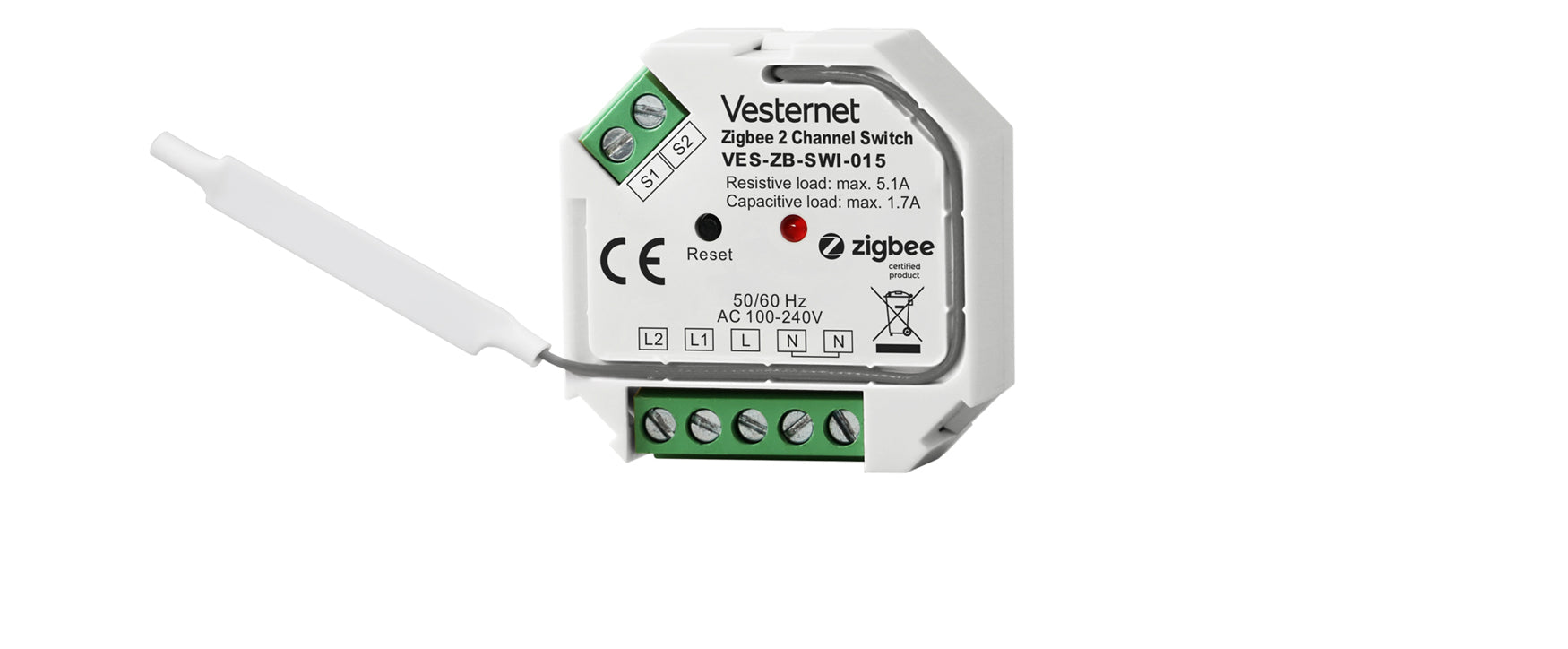 Vesternet Zigbee 2 Channel Switch